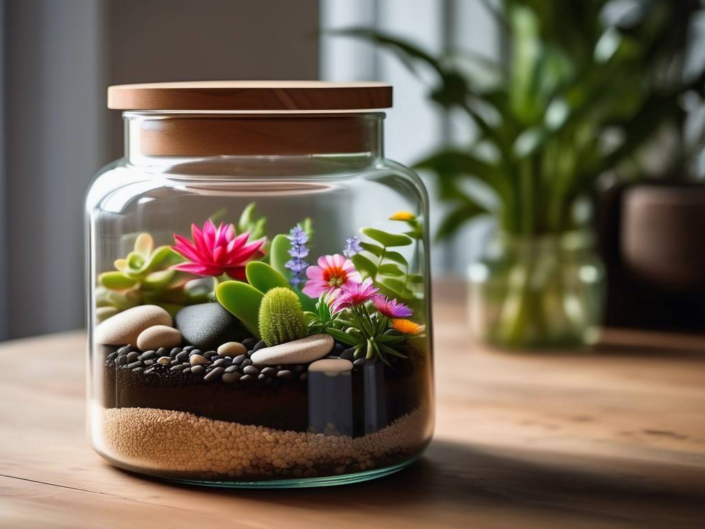 Kwiatowa kompozycja w słoiku - jak posadzić kwiaty w szklanym naczyniu? - ParaWre.pl